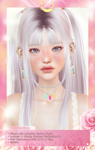 Second Life Marketplace Nanuki Raven Shape {lel Raven}